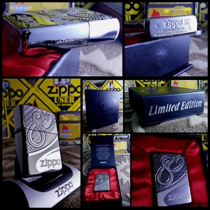 Jual ⭐⭐⭐⭐⭐ Zippo Armor Original 80Th Anniversary (Rare n Limited Edition) | Shopee Indonesia
