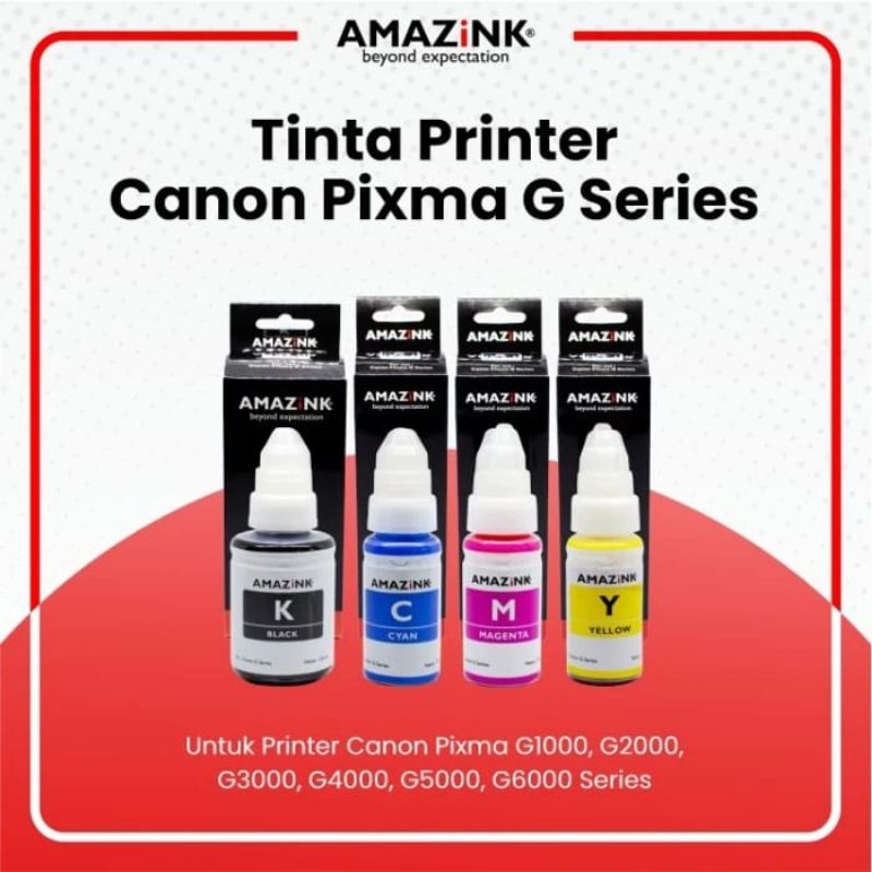 Jual Tinta Amazink Canon Pixma G Series | Shopee Indonesia