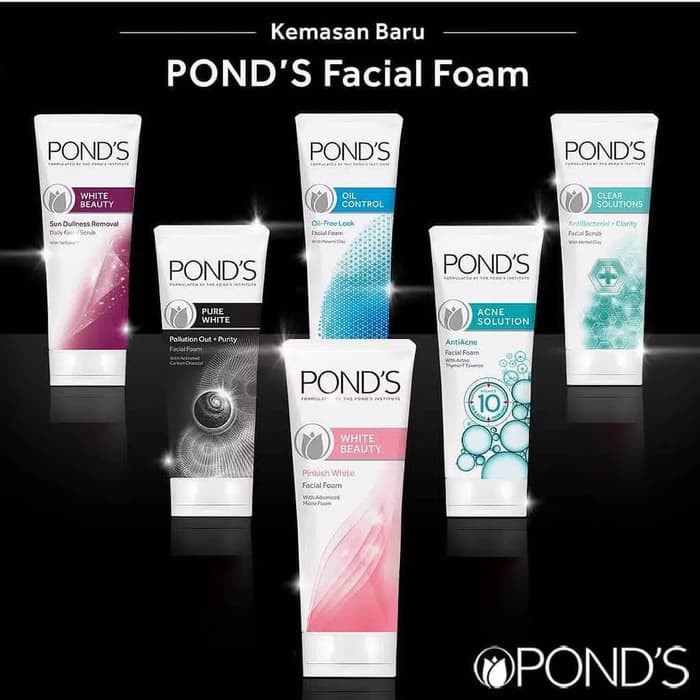 Ponds Facial Foam 100g All varian | Shopee Indonesia