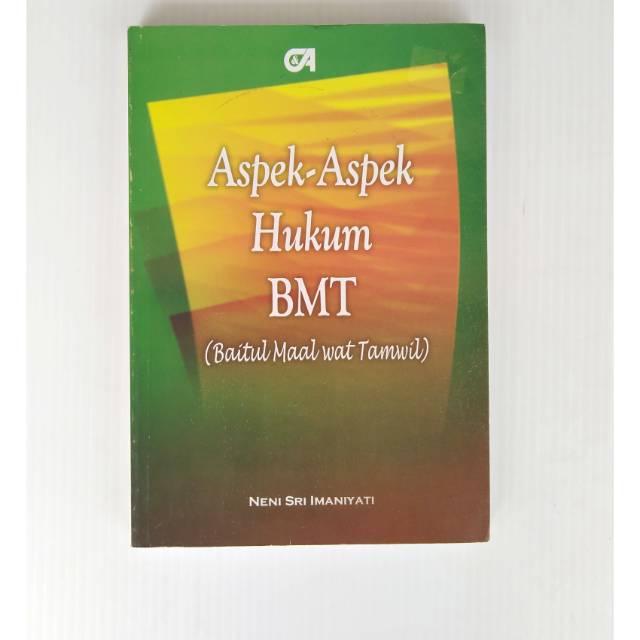 Jual BUKU ORIGINAL buku Aspek-aspek Hukum BMT Baitul Maal wat Tamwil Penerbit Citra Aditya ...