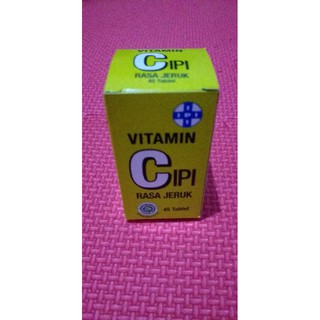 Jual Vitamin C IPI 50mg CIPI rasa jeruk Indonesia|Shopee Indonesia