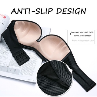 Jual Newlan WX017 Strapless Bra Push Up Bh Tanpa Tali Bra Wanita Dengan ...