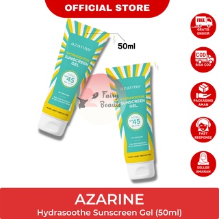Jual Azarine Azarin Hydrasoothe Sunscreen Suncreen Gel SPF45 PA ...