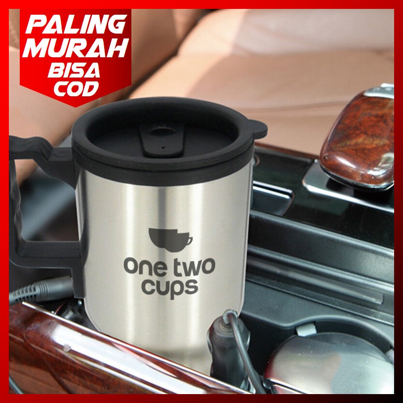 Jual BABYBOZ - ONE TWO CUPS THERMOS MOBIL CIGARETTE PLUG LHS Taffware Gelas Insulasi Stainless ...