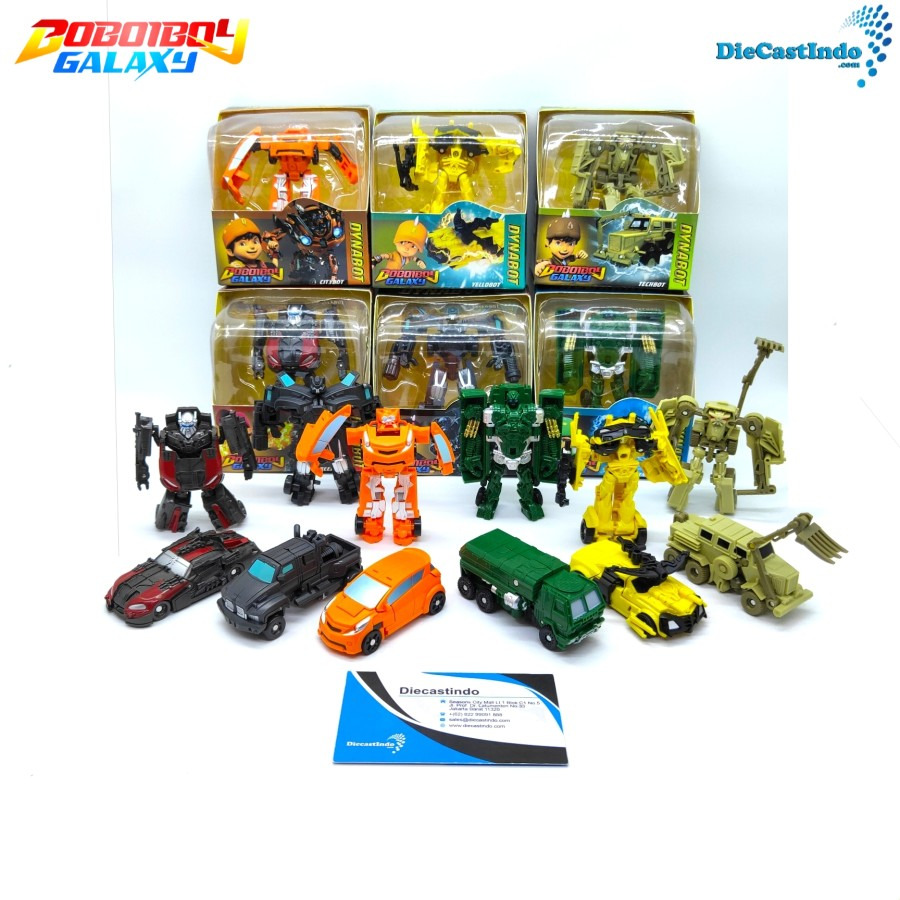Jual Mainan Anak - Boboiboy Galaxy Robot Transformasi / Berubah - 1 Set ...