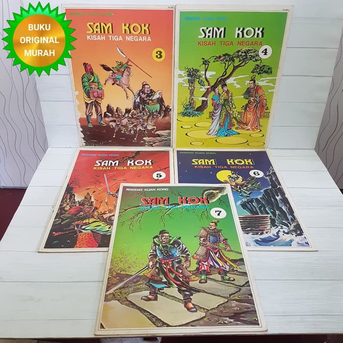 Jual ORIGINAL Komik Sam Kok Kisah Tiga Negara No. 3-7 Riwayat Kian Kong ...
