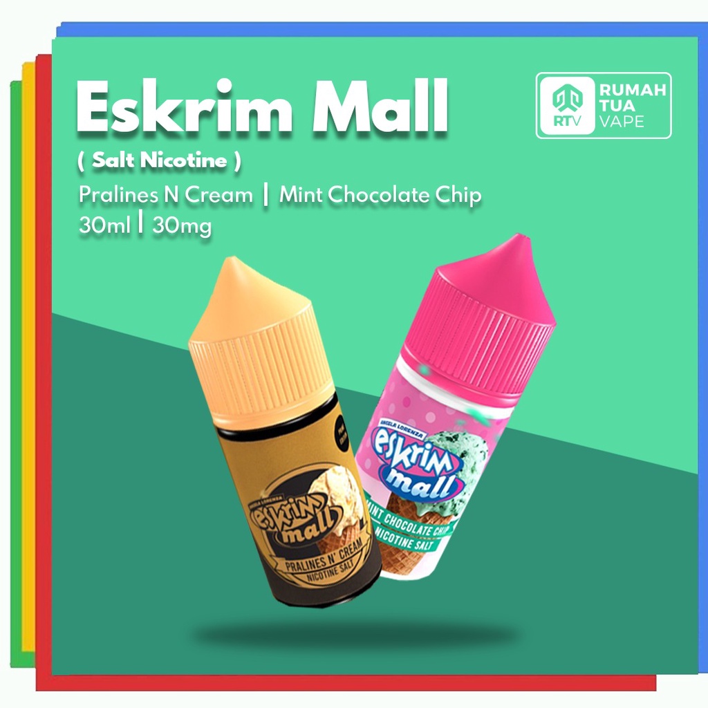 Jual ESKRIM MALL SALTNIC SERIES 30MG 30ML PREMIUM LIQUID VAPE | Shopee Indonesia