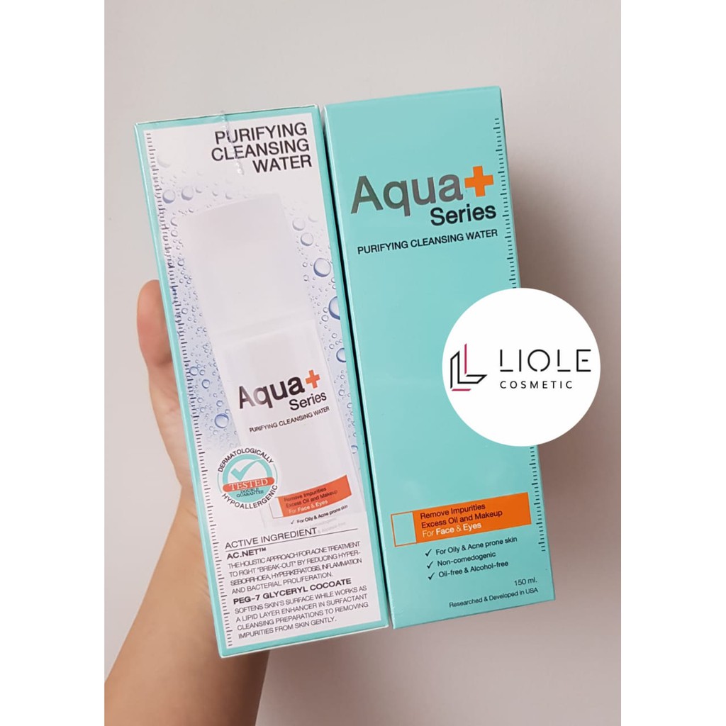 Jual Aqua+ Series Purifying Cleansing Water Indonesia|Shopee Indonesia