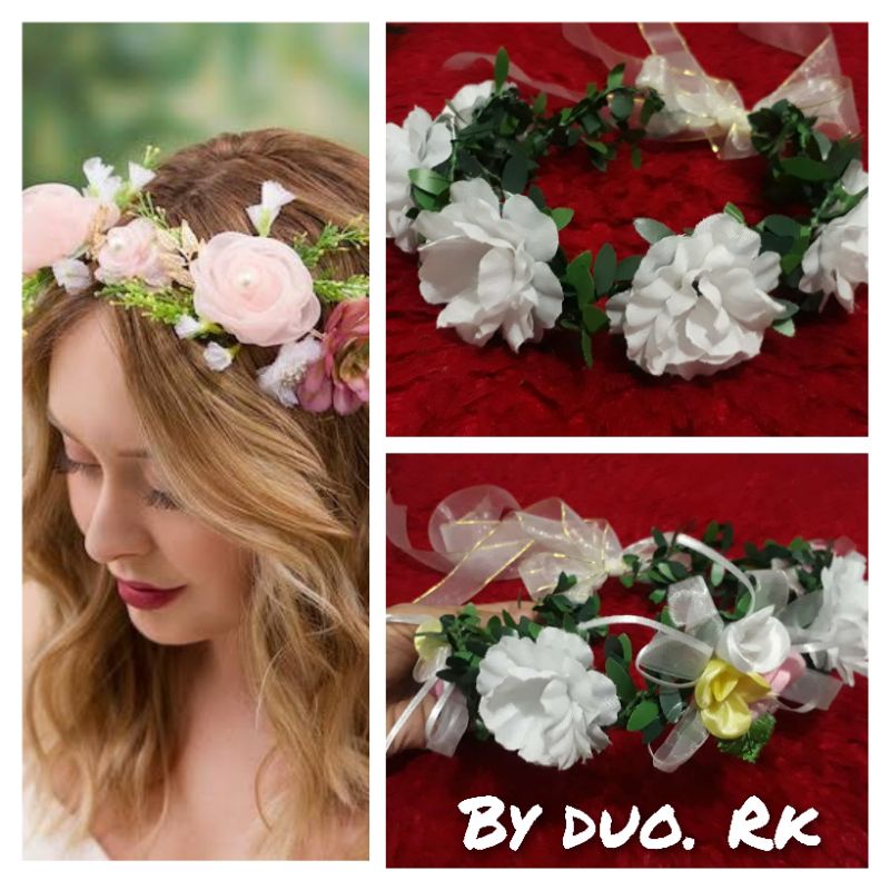 Jual BANDO MAHKOTA BUNGA BANDO LINGKAR FLOWER CROWN | Shopee Indonesia