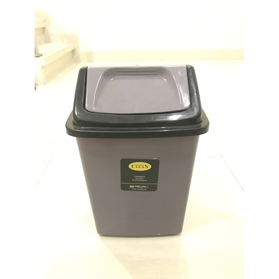Jual Tong Keranjang Tempat Sampah Plastik Komet Star Tutup Goyang 10 Liter Indonesia|Shopee ...
