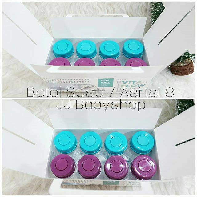 Jual Botol asi 60ml isi 8 / botol susu asi / botol susu vitaflow ...