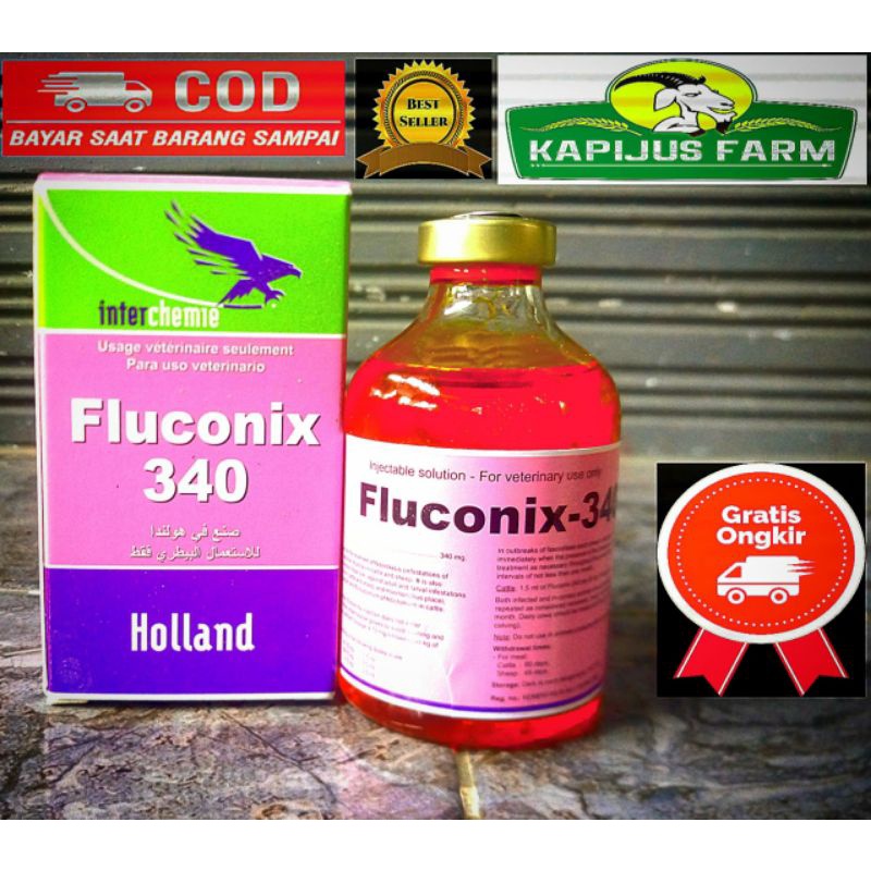 Jual Fluconix 340 Obat Cacing Hati untuk Ternak 50ml | Shopee Indonesia