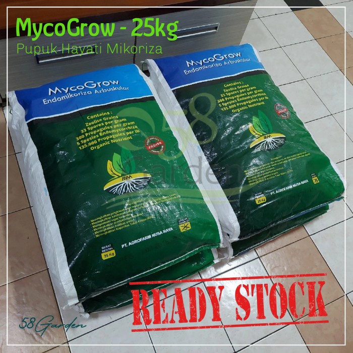 Jual MYCOGROW PUPUK HAYATI MIKORIZA 25 KG 1 SAK NUTRISI SUBUR TANAH ...