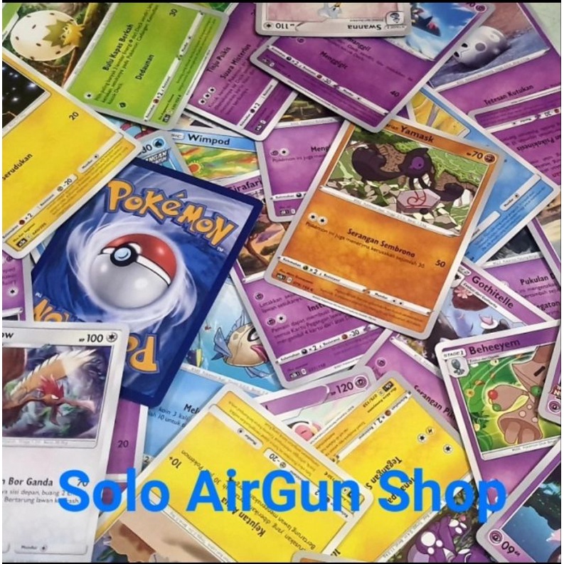 Jual Kartu Pokemon - Bulk Kartu Pokemon TCG Random ORIGINAL Indonesia ...