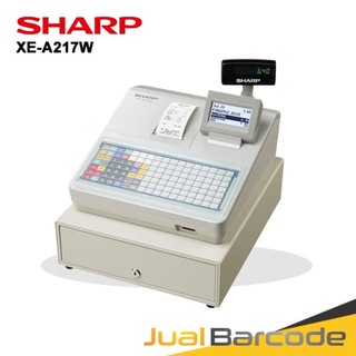 Jual CASH REGISTER SHARP XE-A217W - MESIN KASIR SHARP 217 - XE-A217 W ...
