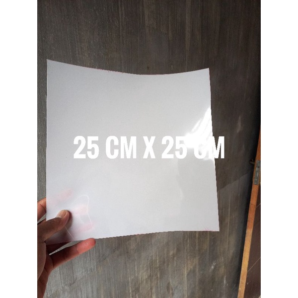 Jual MIKA PUTIH UNTUK TAK TUNG KETIPUNG 25CM X 25CM | Shopee Indonesia