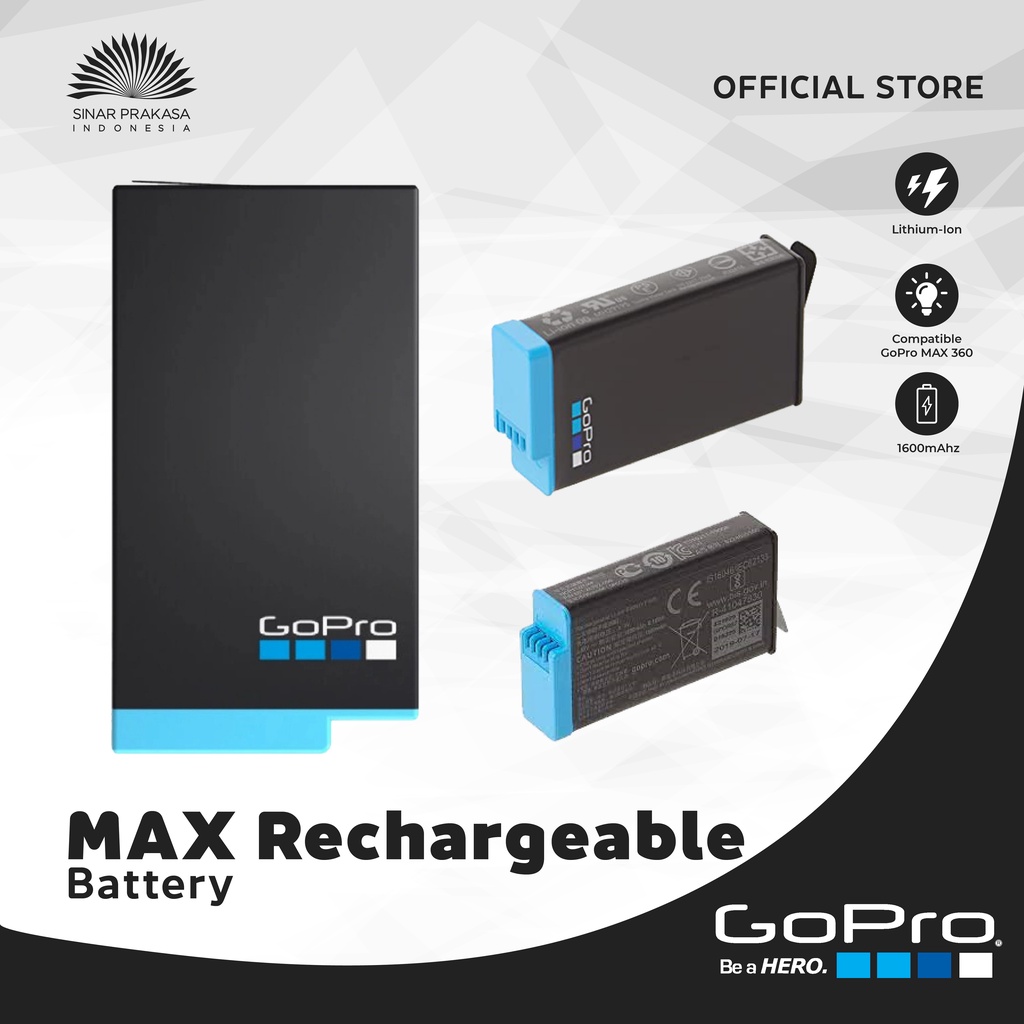 Jual GoPro MAX Rechargeable Battery | Shopee Indonesia