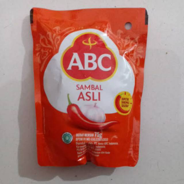 Jual ABC saos sambal asli 75g saus ABC 75g kemasan murah Indonesia|Shopee Indonesia