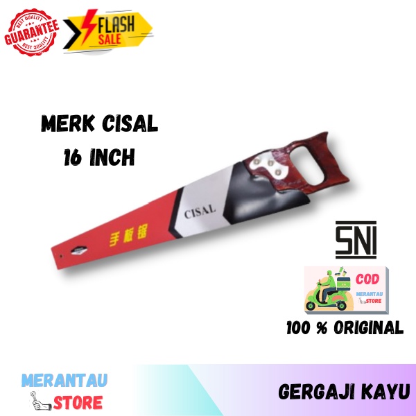 Jual Gergaji Kayu 16 Inch Cisal Geraji Potong Gagang Kayu Awet 16Inc ...