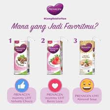 Jual PRENAGEN Mommy Susu Ibu Hamil Menyusui UHT Almond Coklat Strawberry 200ml | Shopee Indonesia