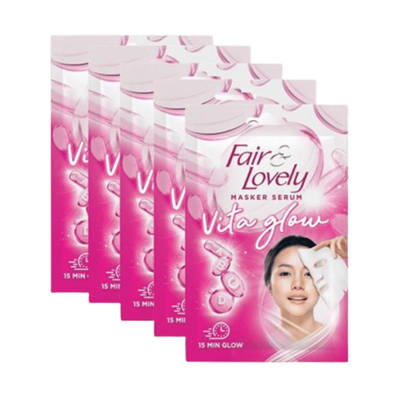Jual Fair & Lovely Multivitamin Serum Sheet Mask 5 x 20g | Shopee Indonesia