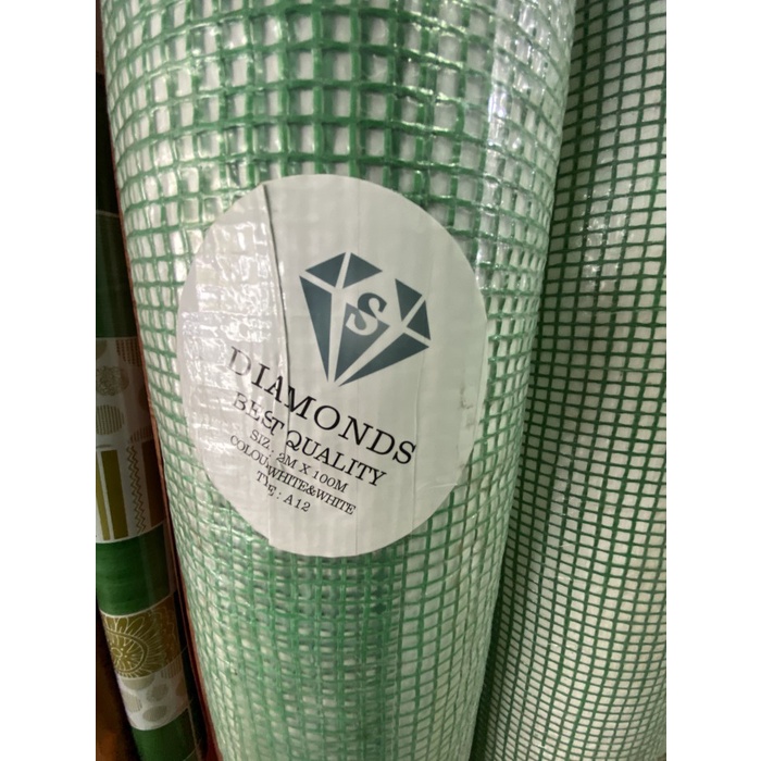 Jual TERPAL TENDA PE DIAMONDS PUTIH TEBAL A12 1ROL 2MX100M ORIGINAL ...