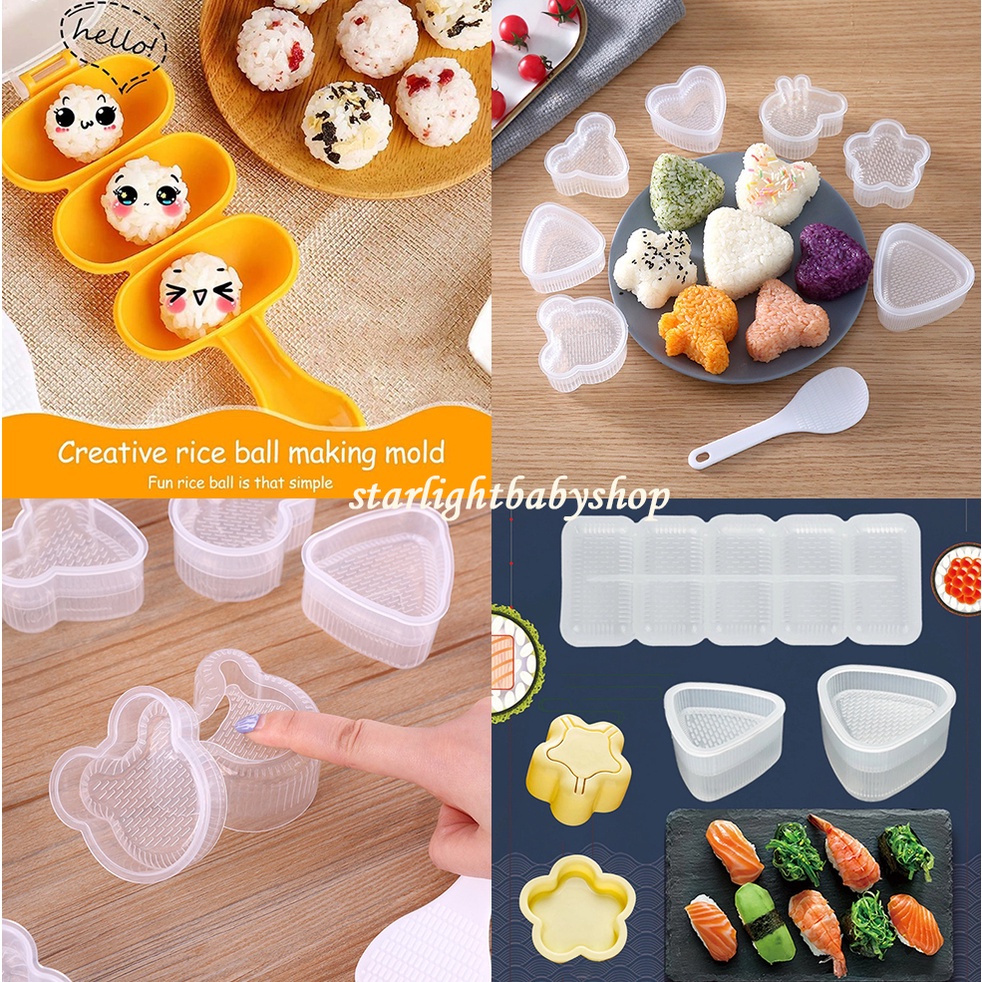 Jual CETAKAN BENTO / RICE BALL SHAKER SUSHI RICE | Shopee Indonesia