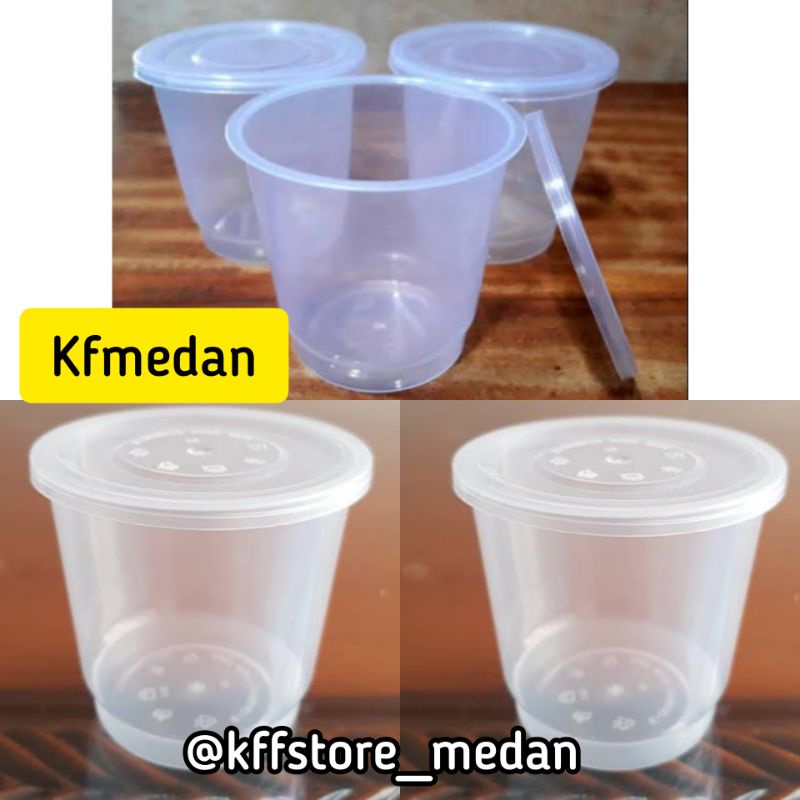 Jual Cup Pudding Plastik + Tutup 150ml Per Pack (isi 25pcs) Indonesia ...