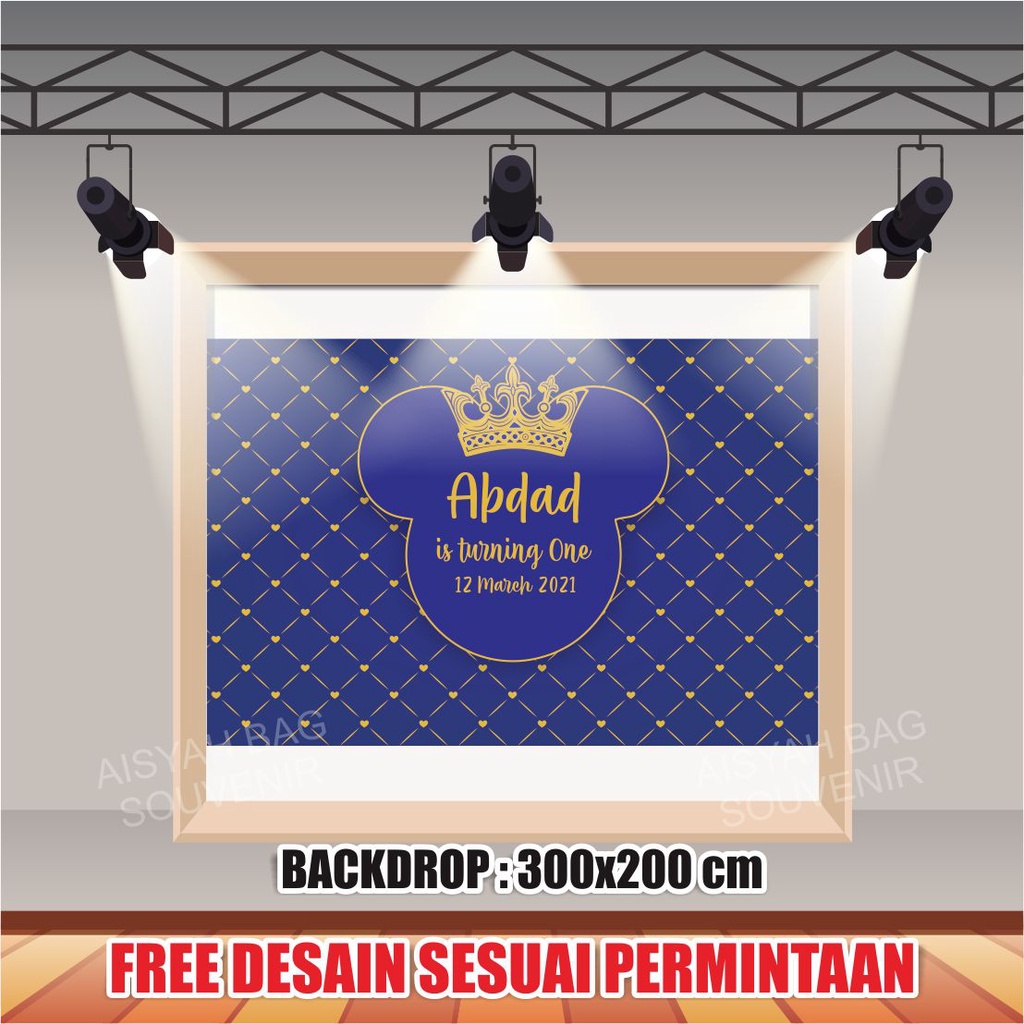Jual BACKDROP ULTAH / BACKDROP ULANG TAHUN / SPANDUK ULTAH / BANNER ...