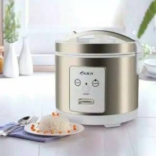 Jual RICE COOKER MAGIC COM JAR KIRIN KRC 289 GOLD SILVER 2 LITER 3 IN 1 ...