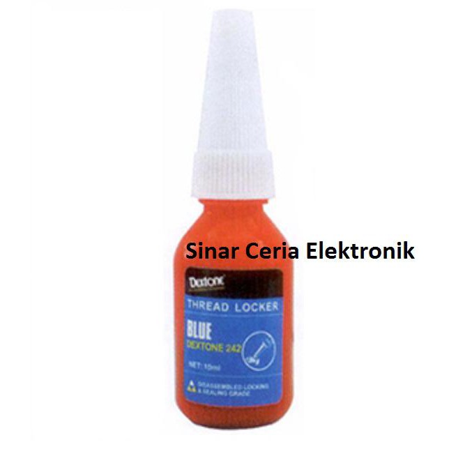 Jual Lem Dextone Blue Thread Locker 242 Lem Khusus Baud Baut Ring Mur ...