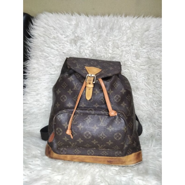 Jual Ransel LV Louis Vuitton Monogram vintage preloved second bekas ...
