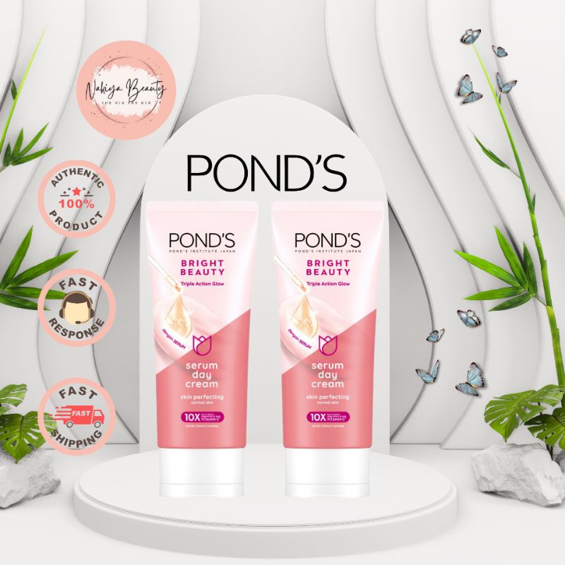 Jual Ponds Bright Beauty Cream Serum Day Cream Normal Skin Pencerah ...