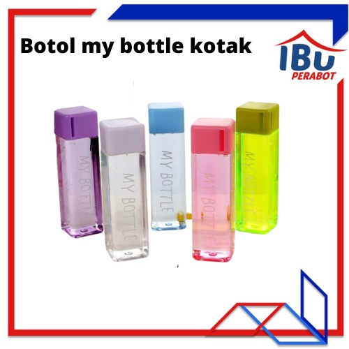 Jual BOTOL MY BOTLE KOTAK /Botol minum viral unik | Shopee Indonesia
