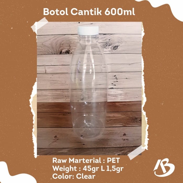 Jual Botol Cantik kemasan 600 ml (Pembelian minimal & kelipatan 10 pcs ...