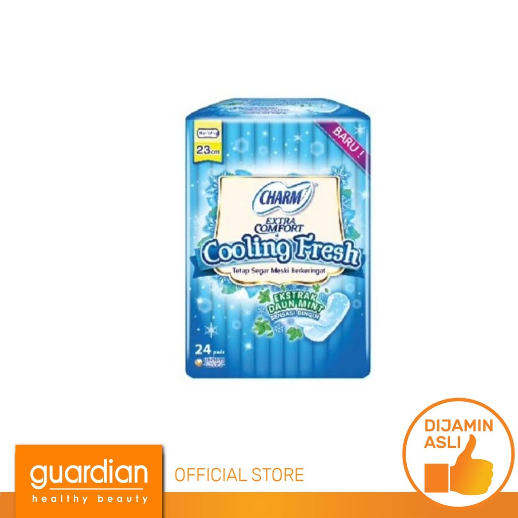 Jual Charm Extra Comfort Cooling Fresh 23Cm Non Wing 24S | Shopee Indonesia