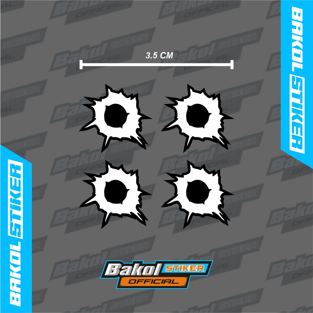 Jual STIKER CUTTING PELURU TEMBAKAN | Shopee Indonesia