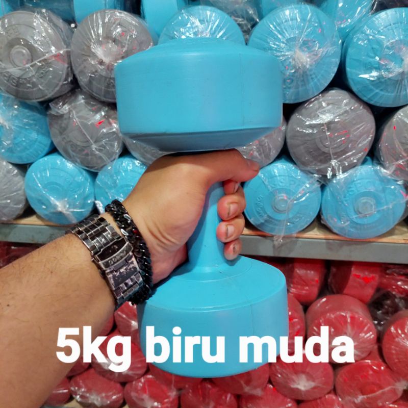 Jual barbel barbell dumbell gym fitness olahraga berat 5kg lima kilo ...
