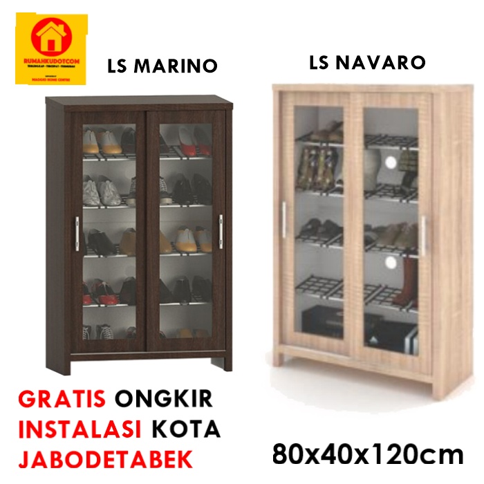 Jual RAK SEPATU KACA MINIMALIS - RAK SEPATU KACA SLIDING - LS NVR/MRN ...