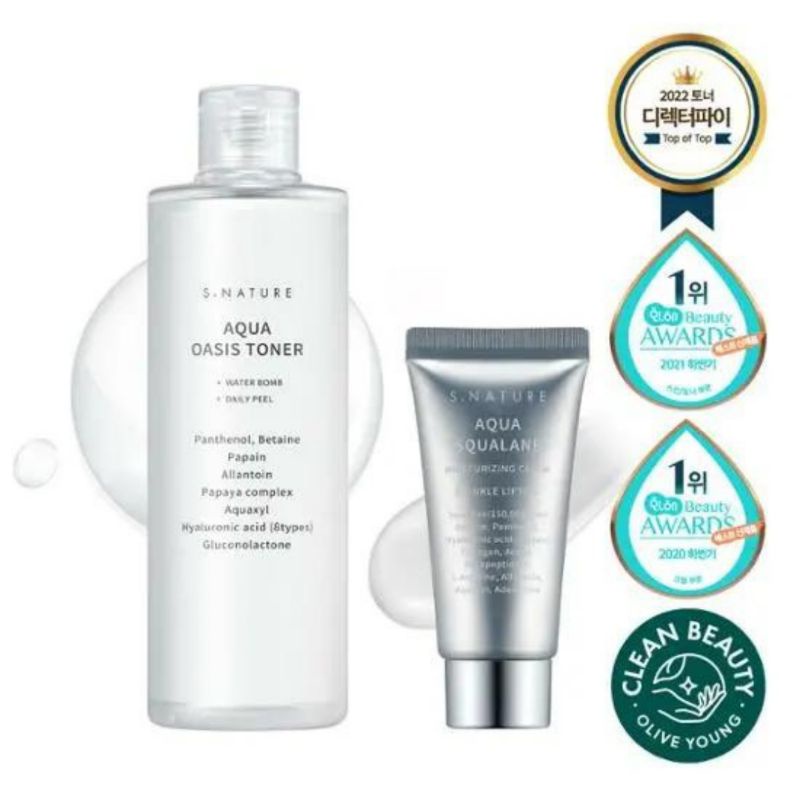 Jual S.Nature Aqua Oasis Toner 300mL | Shopee Indonesia