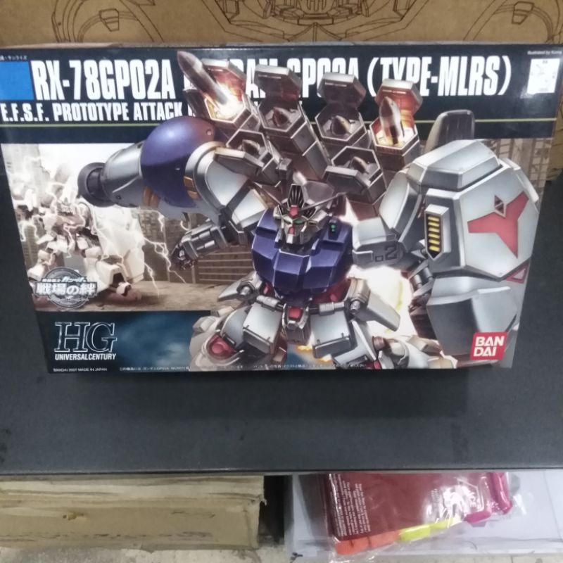 Jual Gundam HGUC RX-78GP02A Gundam GP02A Type MLRS Bandai | Shopee Indonesia