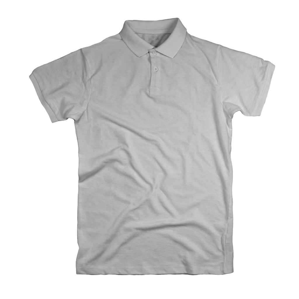 Jual KAOS KERAH / POLO SHIRT PENDEK - WARNA ABU MISTY - AWESAM | Shopee Indonesia