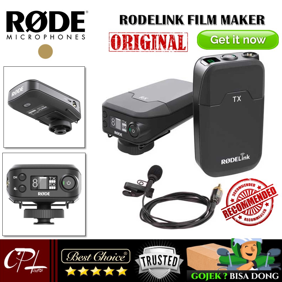 Jual Rode Link Rodelink Wireless Filmmaker Film maker Kit Indonesia ...