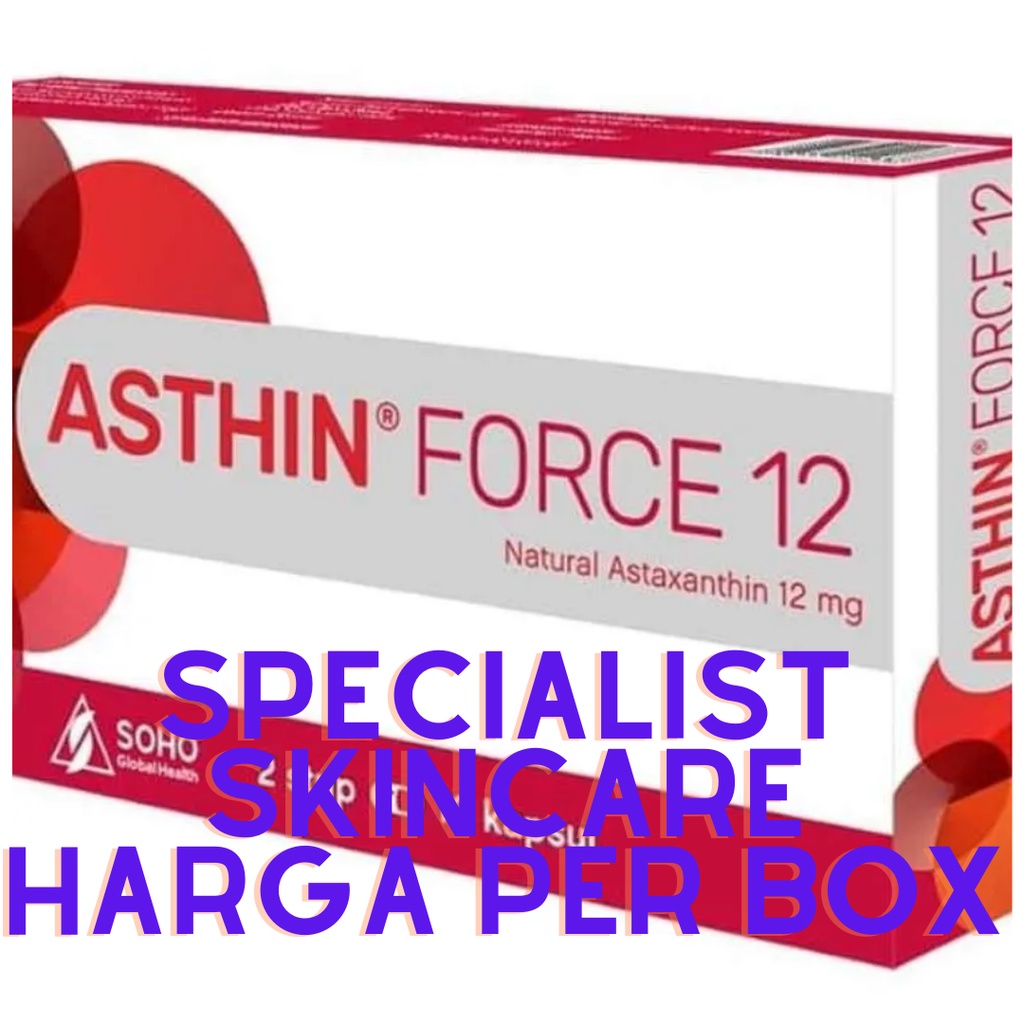 Jual Asthin Force 12 Mg - Daya Tahan Tubuh [1box] | Shopee Indonesia