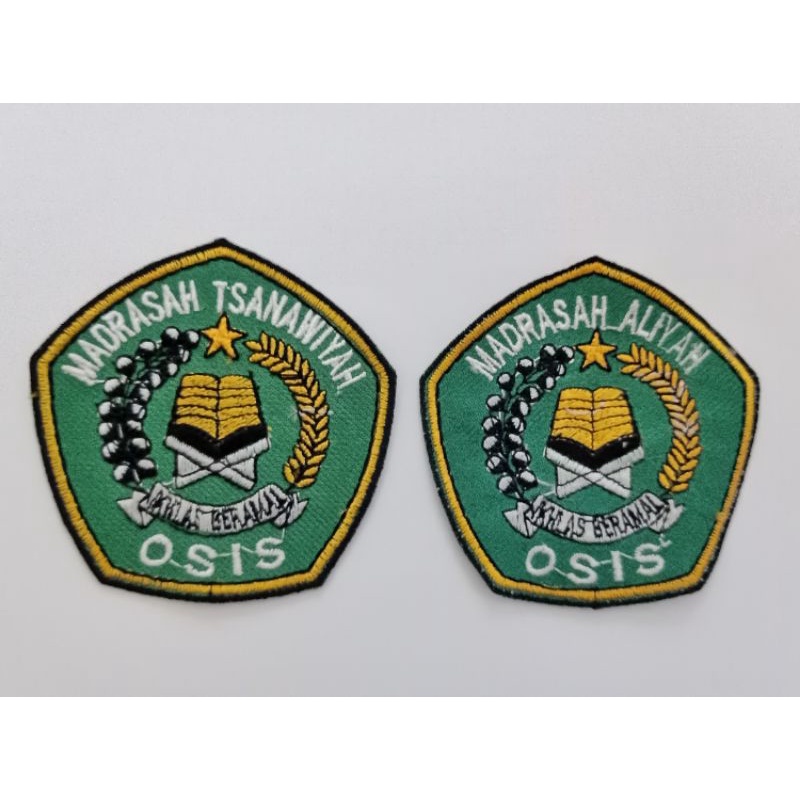 Jual bet badge bordir logo OSIS MTs dan MA | Shopee Indonesia