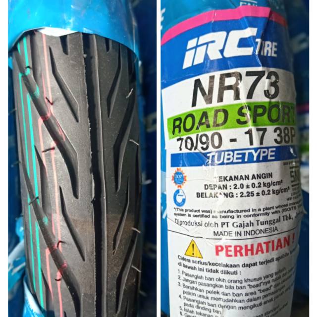 Jual Ban Luar Motor 17 IRC 70/90-17 NR 73/ NR 72/ NR 91/ NR 57 M/ NR 82 ...