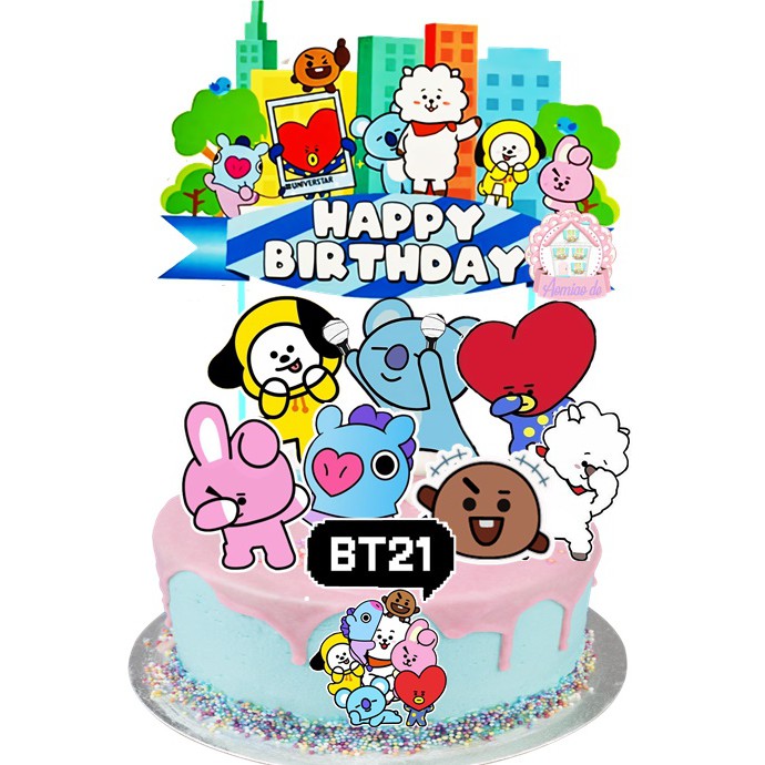 Jual bt21 cake topper | Shopee Indonesia