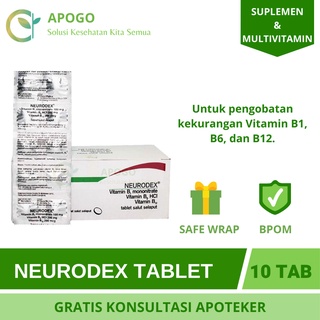 Jual NEURODEX MULTIVITAMIN 1 STRIP ISI 10 TABLET | Shopee Indonesia