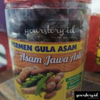 Jual Permen Gula Asam Jawa Asli (Permen Asem Tradisional/Permen Asem ...