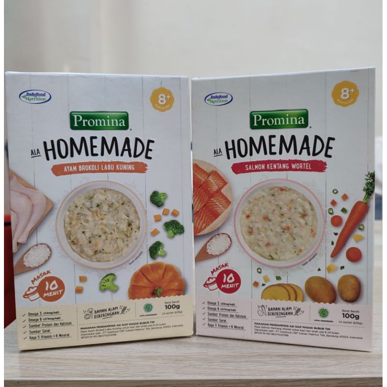 Jual PROMINA Homemade Salmon Kentang Wortel / Ayam Labu Kuning 100gr ...